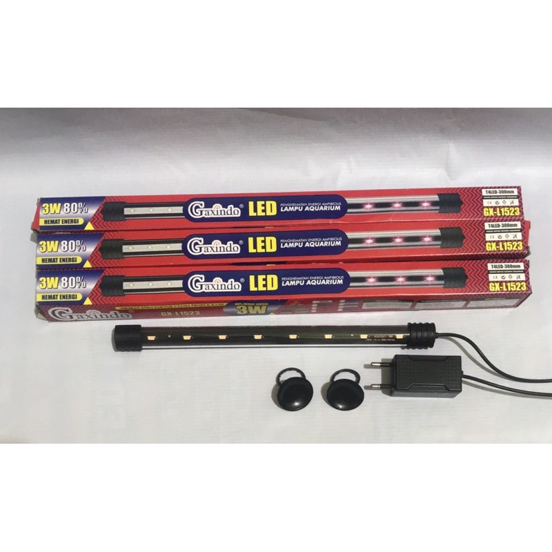 Jual LAMPU LED AQUARIUM CELUP T4 LED - 300mm | Shopee Indonesia