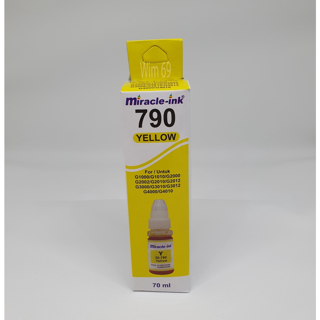 Jual Tinta Canon GI-790 G-series Yellow Miracle Ink | Shopee Indonesia