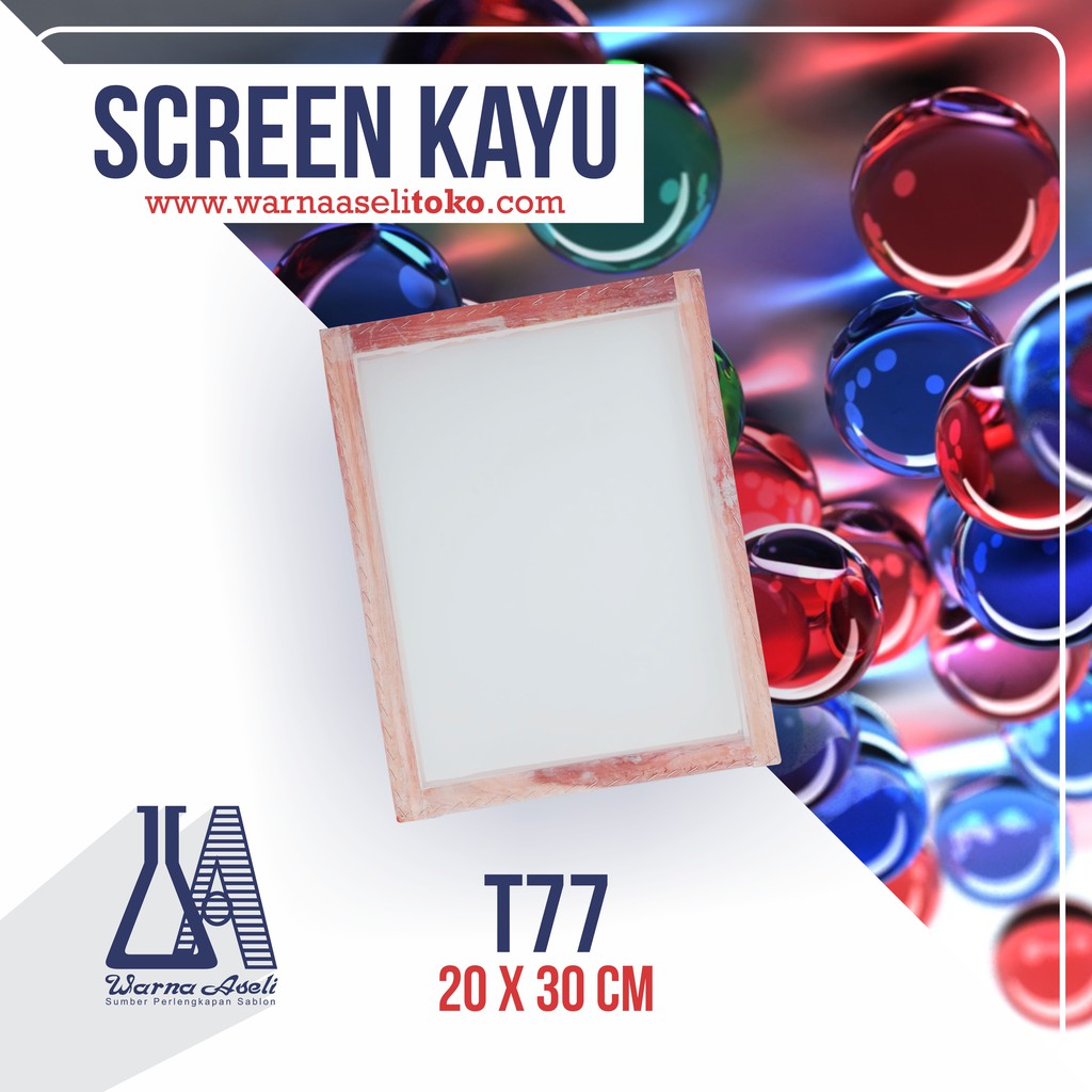 Jual Screen Sablon Kayu T77 20 X 30 Cm | Shopee Indonesia