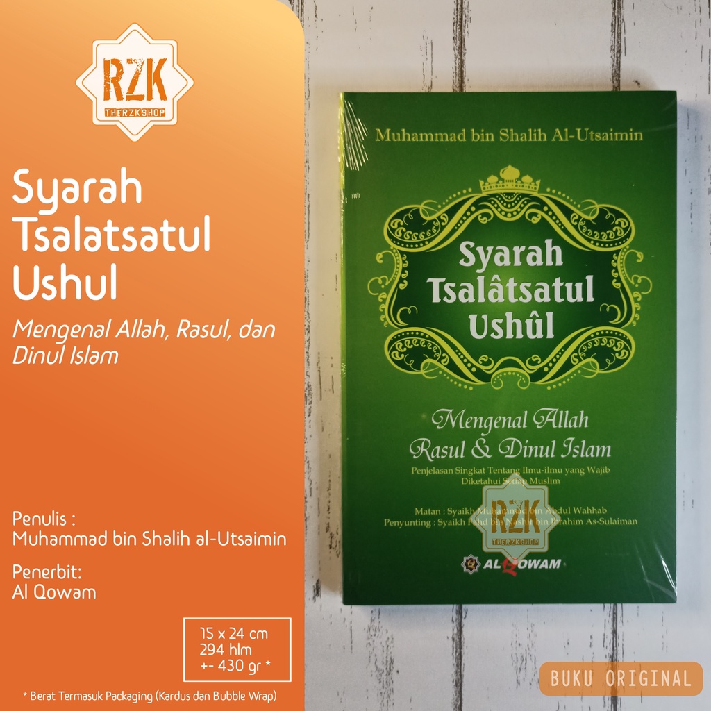 Jual Buku Syarah Tsalatsatul Ushul - Mengenal Allah, Rasul, dan Dinul ...