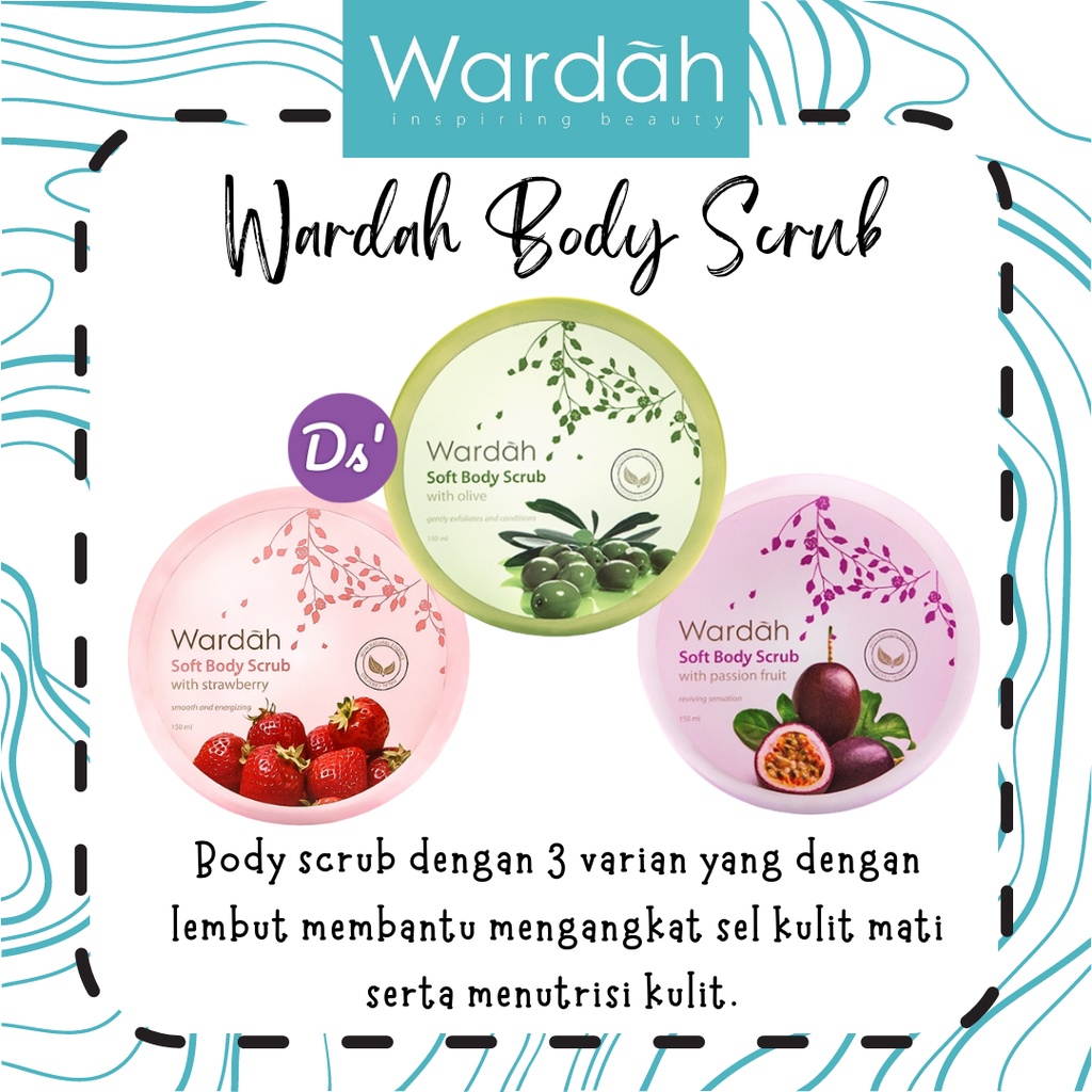 Jual Wardah Scrub - Wardah Soft Body Scrub 150 ml | Shopee Indonesia