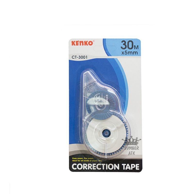 Jual CORRECTION TAPE KENKO CT 3001 ( 30M x 5MM ) TIP-EX Roll - 1 PCS ...