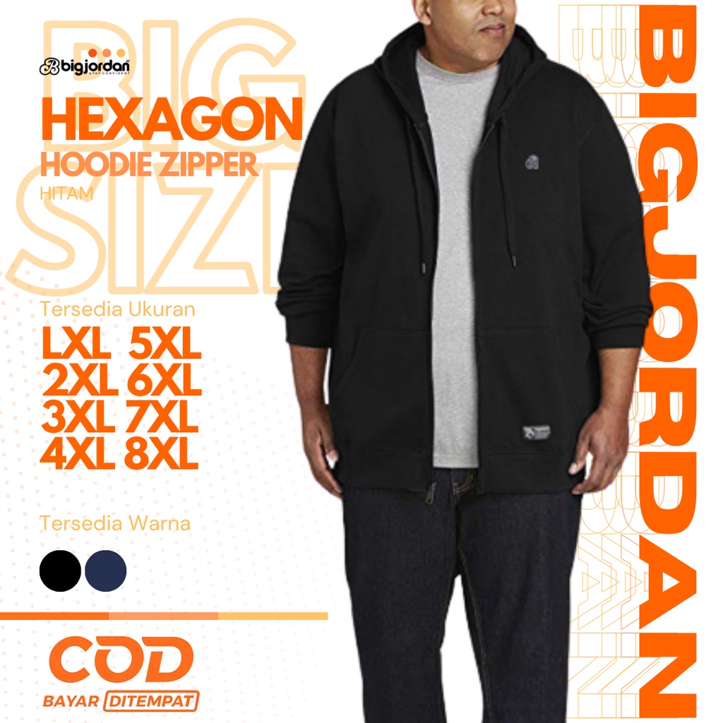 Jual Ziper Jumbo, Ziper Jumbo 4XL 5XL 6XL 7XL 8XL | Shopee Indonesia
