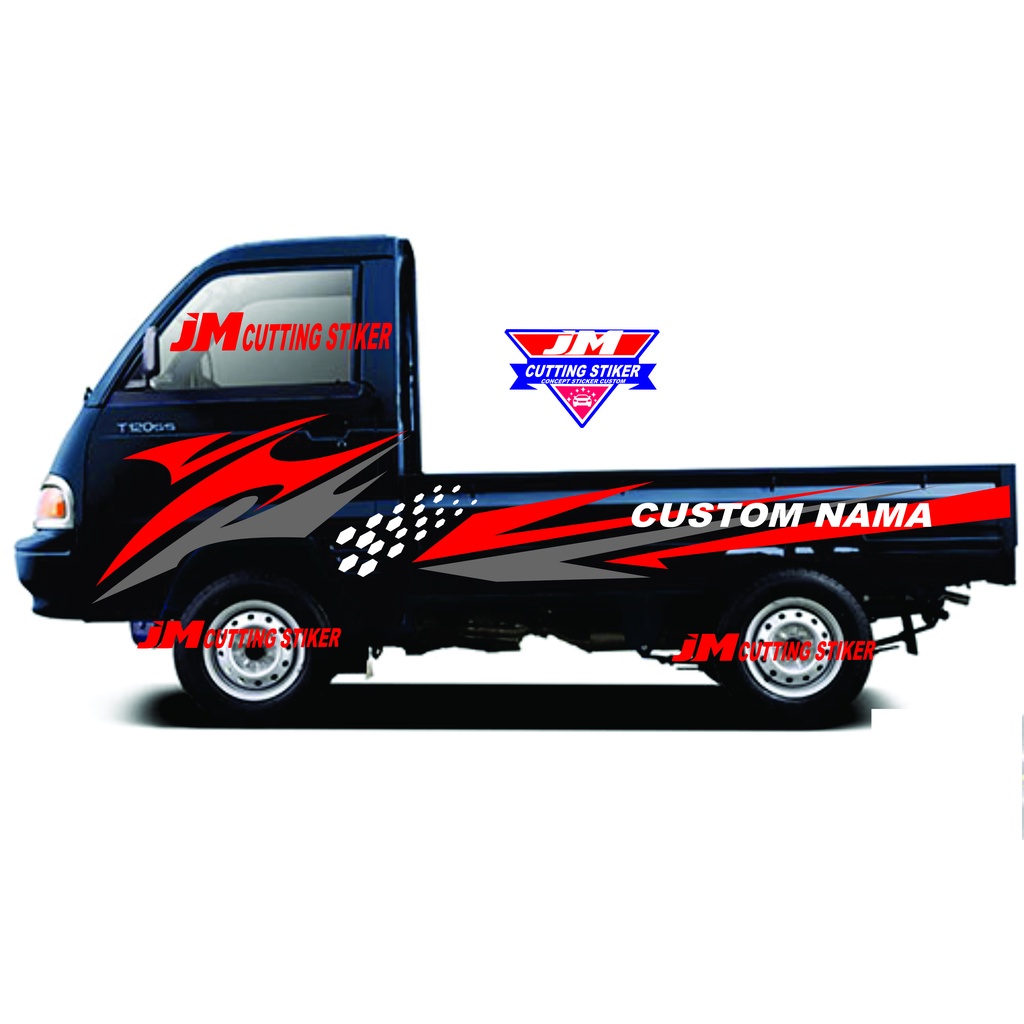 Jual Stiker mobil pick up carry cutting sticker pick up carry apv gran ...