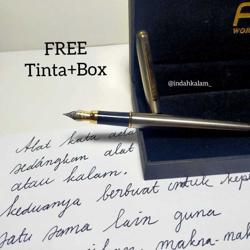 Jual [LANGKA] Fountain Pen Flair Yellow Set Nib Box Pulpen Klasik ...