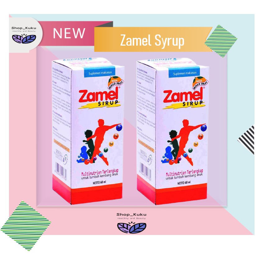 Jual Zamel Syrup 60 ML / Multivitamin Anak | Shopee Indonesia