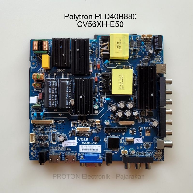 Jual Mainboard LED TV Polytron PLD40B80 PLD 40B880 Mesin Matherboard ...