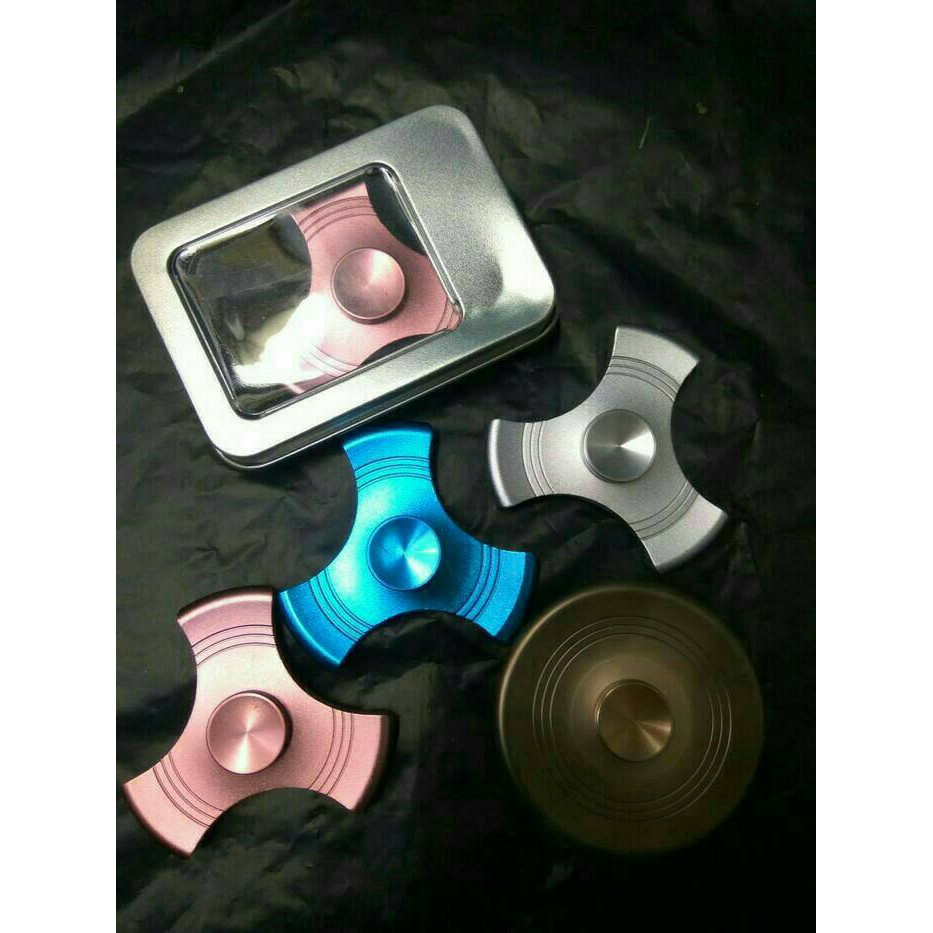 Jual Fidget spinner segitiga aluminium BHS | Shopee Indonesia