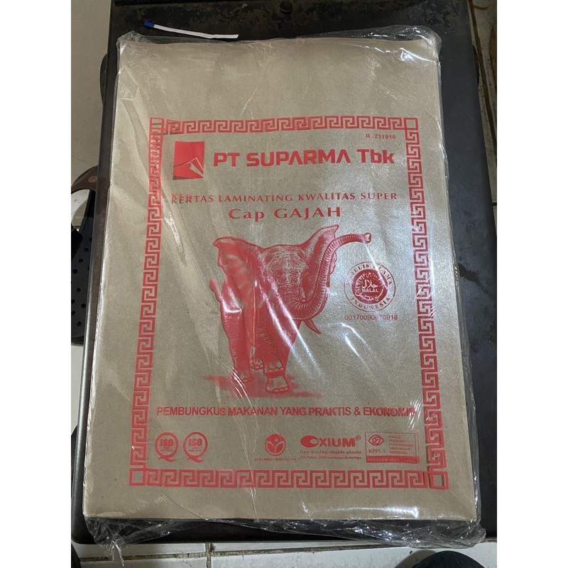 Jual Kertas Bungkus Nasi / Kertas Pembungkus Makanan /Kertas Nasi Cap ...