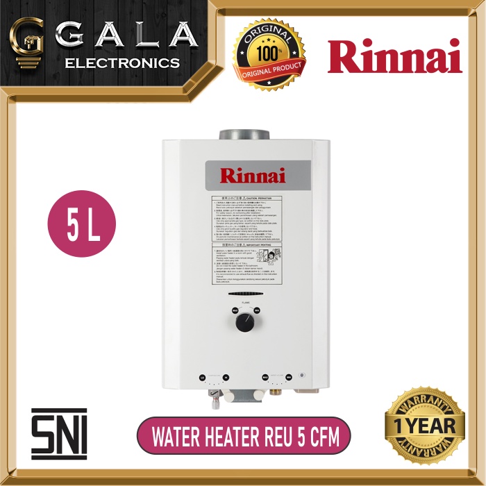 Jual Water Heater Gas Rinnai REU5CFM 5 Liter | Shopee Indonesia