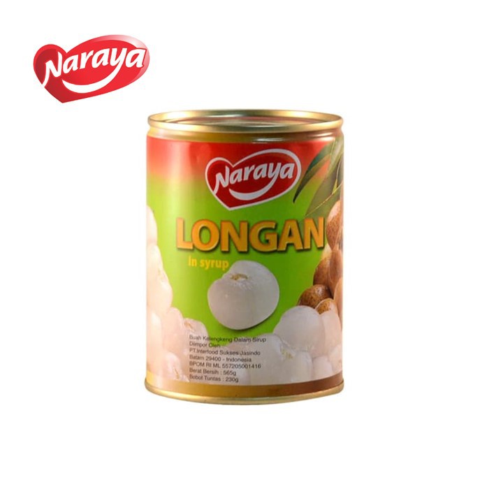 Jual Naraya Longan in Heavy Syrup / Buah Kelengkeng Kaleng | Shopee ...