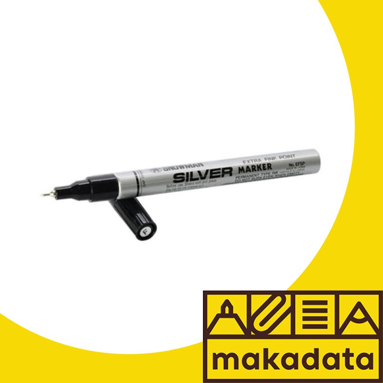 Jual SPIDOL PERMANEN SNOWMAN EXTRA FINE POINT SILVER EFSP (1PCS) MURAH ...