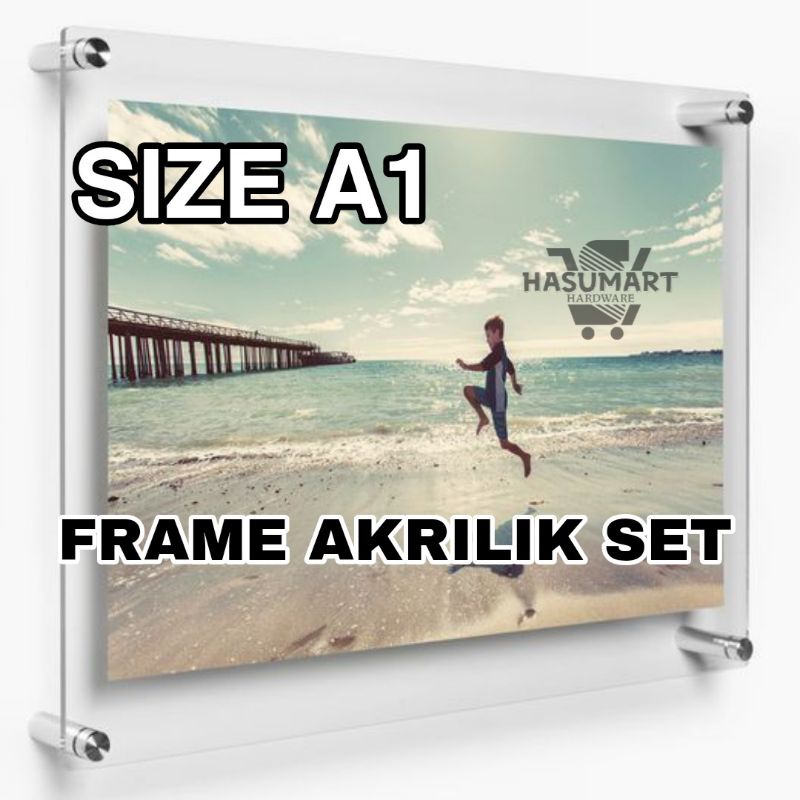 Jual Frame Akrilik A1 Untuk Papan Iklan, Poster, Foto, Lampu Neon ...