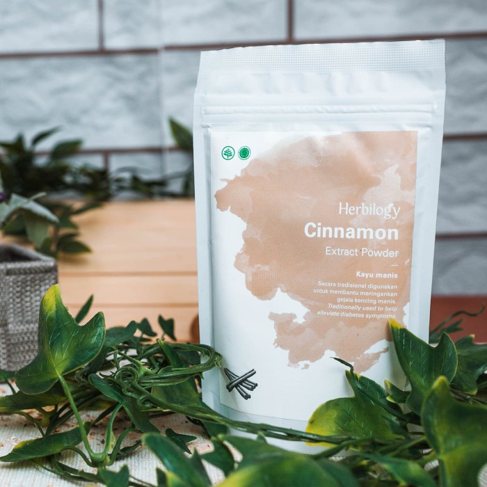 Jual HERBILOGY CINNAMON EXTRACT POWDER - 100G | Shopee Indonesia