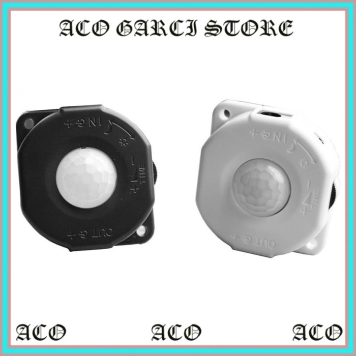 Jual * Saklar Sensor Gerak Pir Inframerah Otomatis Dc 12v-24v 6a Untuk ...