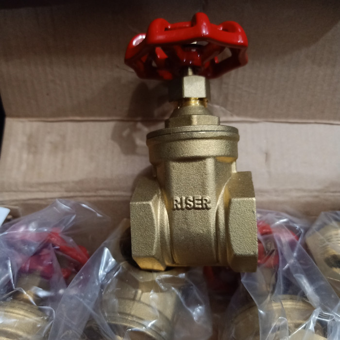Jual Gate Valve Riser / Stop Kran Air Putar Kuningan 1"inch RISER ...