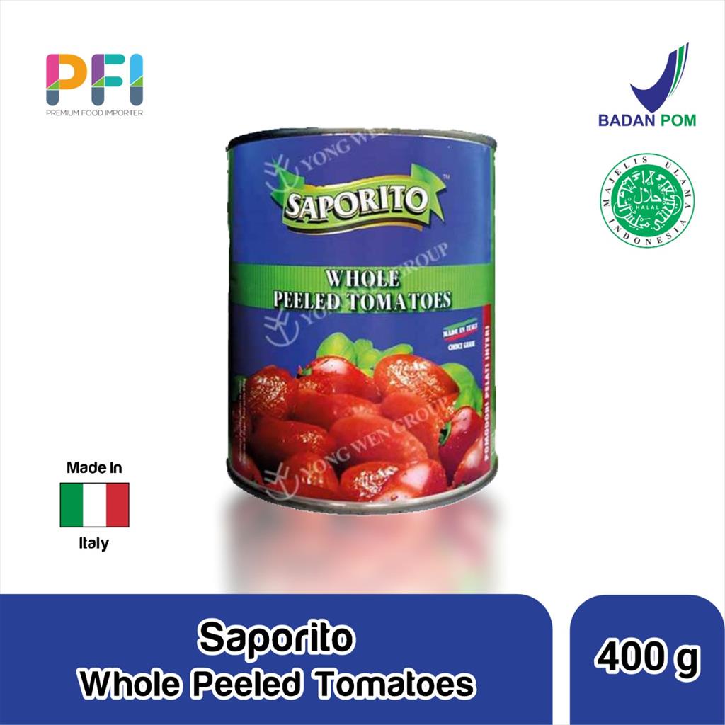 Jual Saporito Whole Peeled Tomatoes 400g | Shopee Indonesia