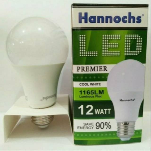 Jual Lampu LED HANNOCHS 12watt (cool white) | Shopee Indonesia