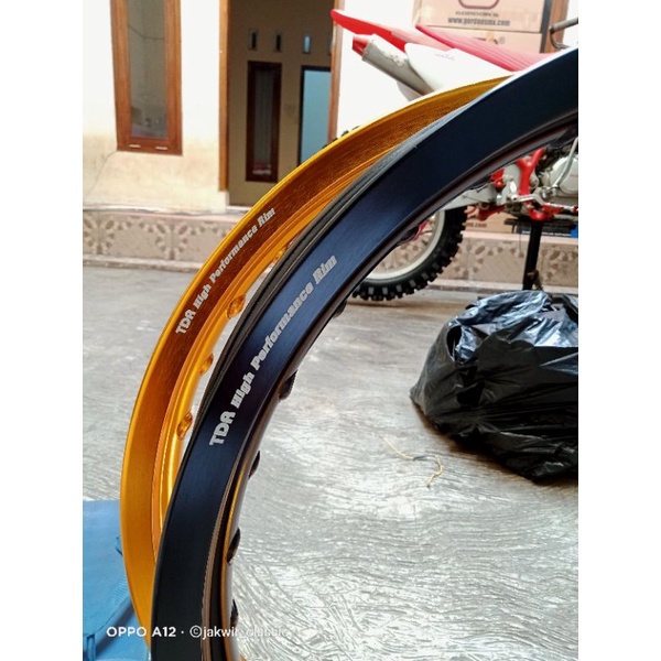 Jual Velg TDR wx pelk TDR kotak black &gold 17-140/160/185 | Shopee ...
