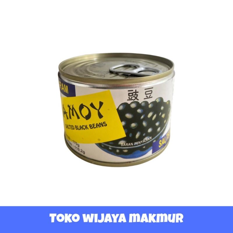 Jual Salted Black Beans Amoy | Kacang Hitam Kaleng 170GR | Shopee Indonesia