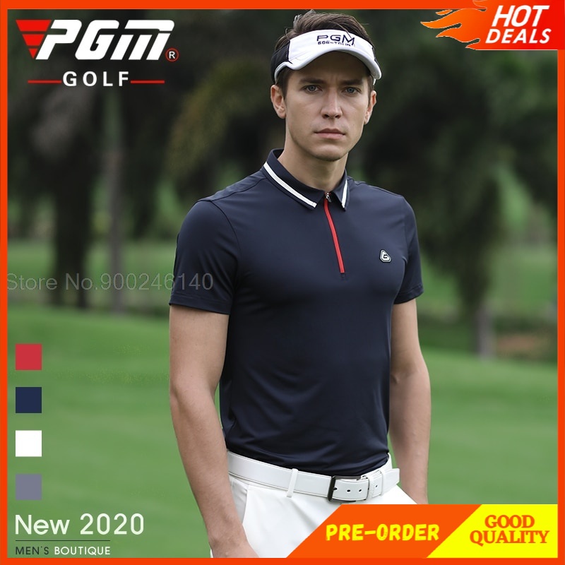 Jual PREORDER Pgm Golf Pakaian Pria Lengan Pendek T-Shirt Olahraga Susu ...