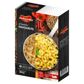 Jual Makaroniku elbow 400gr HALAL / macaroni / makaroniku elbow ...