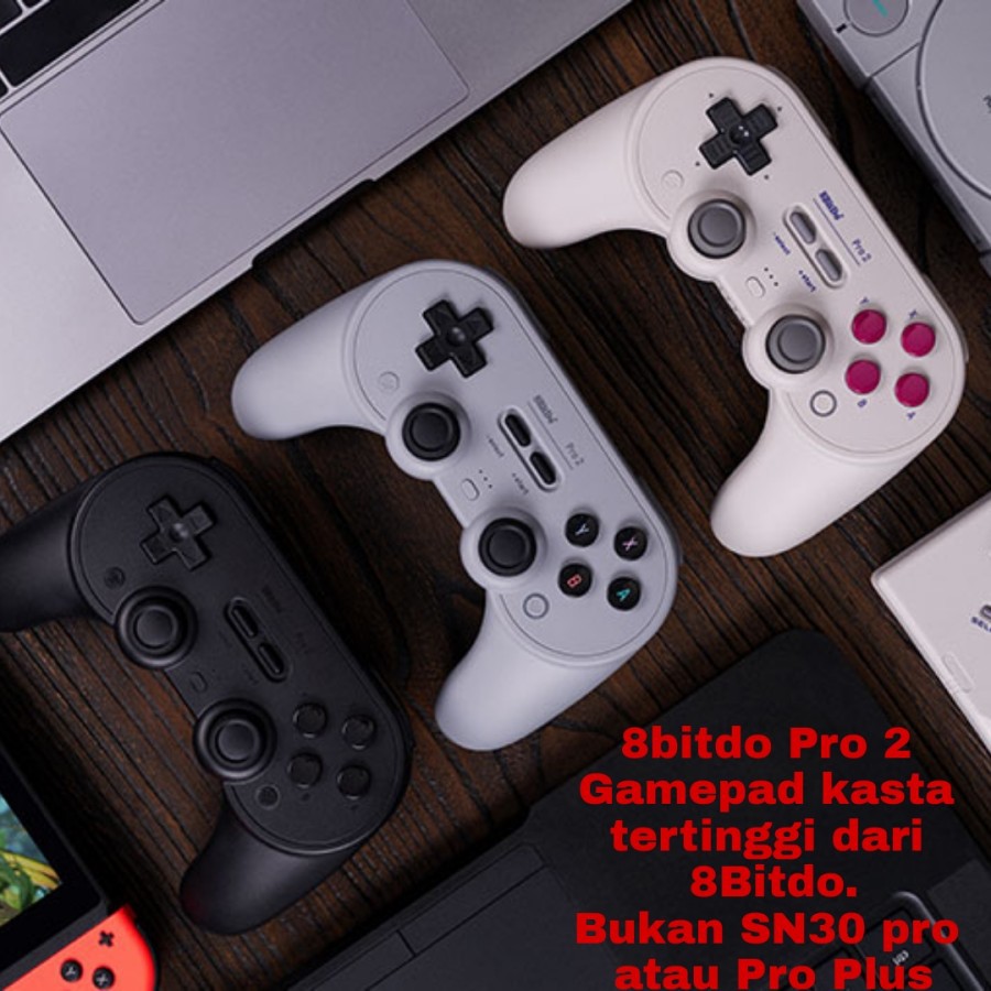 Jual 8bitdo Pro 2 Wireless Gamepad Switch PC Android MacOs Joystick Ori | Shopee Indonesia
