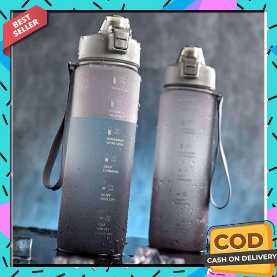Jual Botol Minum Sedotan Viral Kerja Laki Laki 1 2 Liter Bpa Free Water ...