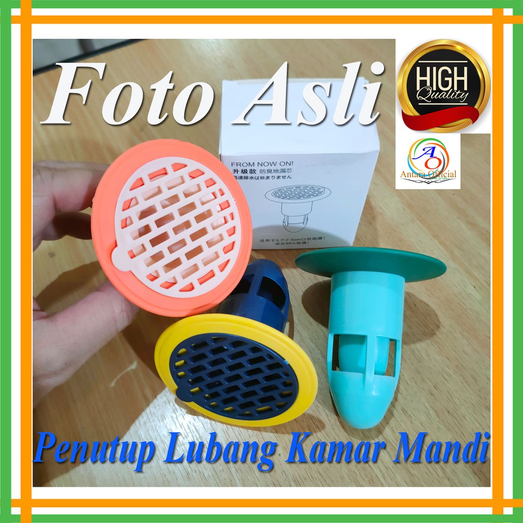 Jual Penutup Lubang Kamar Mandi Bathroom Cover Penutup Pembuangan Air ...