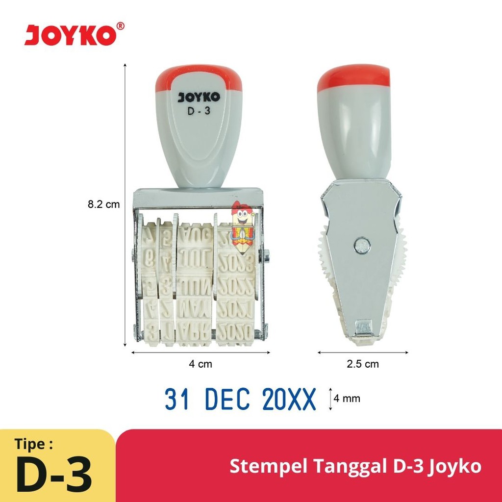 Jual Date Stamp / Stempel Tanggal Joyko D-3 | Shopee Indonesia