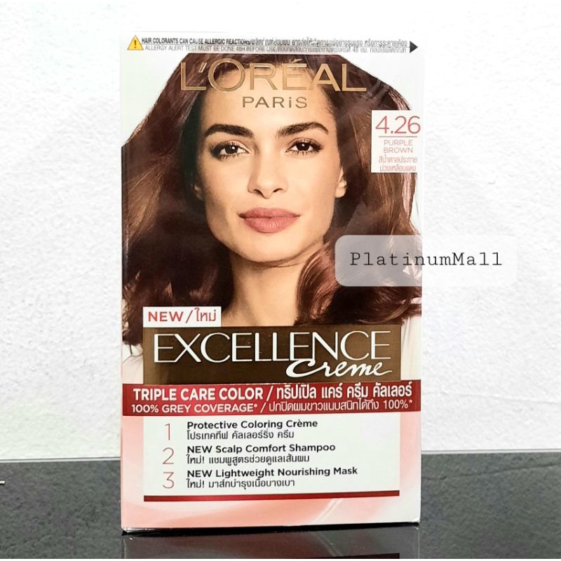 Jual Loreal paris hair color EXCELLENCE CREME / pewarna rambut triple ...