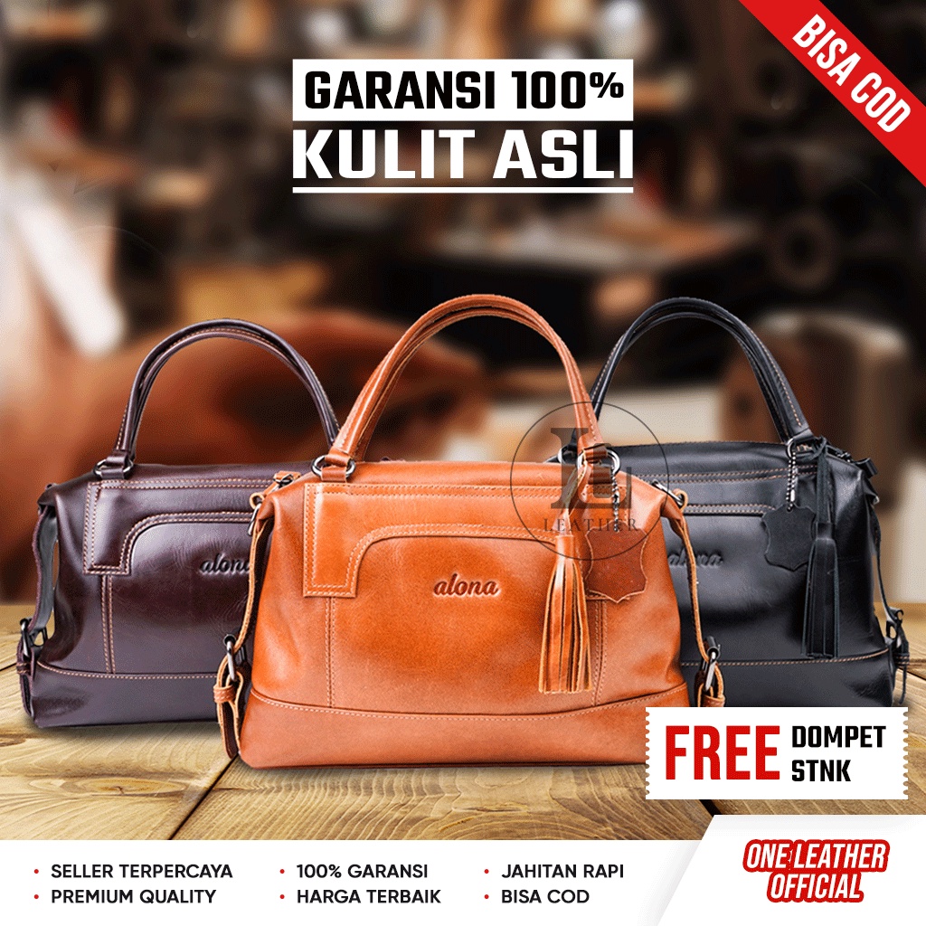 Jual Tas Kulit Asli Wanita Dewasa Tipe Selempang Shoulder Bag Soren ...