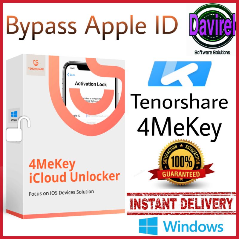 Jual Tenorshare 4MeKey Activation Unlocker 2022| Latest Full Version 4. ...