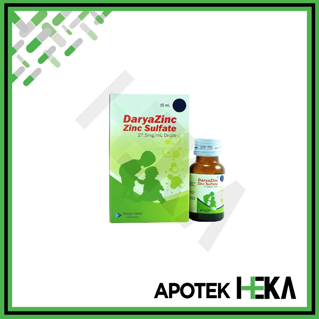 Jual Daryazinc Drop 15 ml - Suplemen Zinc Untuk Bayi (SEMARANG) | Shopee Indonesia