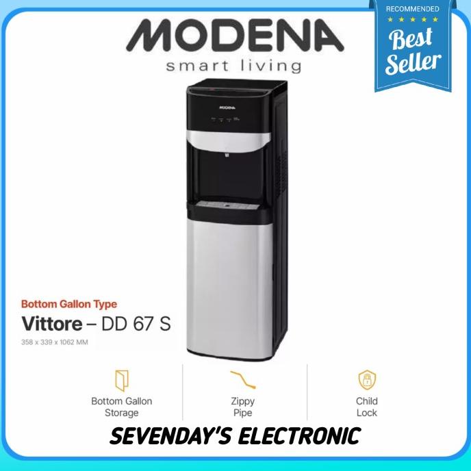Jual Dispenser Galon Bawah Modena Dd 67 S || Water Dispenser Bottom ...
