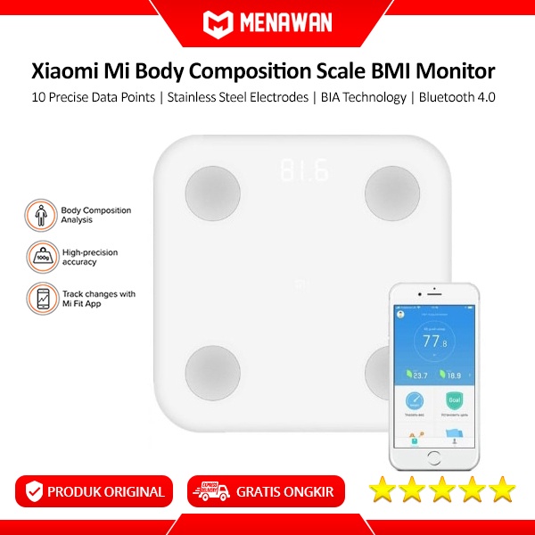 Jual Xiaomi Mi Body Composition Smart Scale Fat Scale BMI Timbangan ...