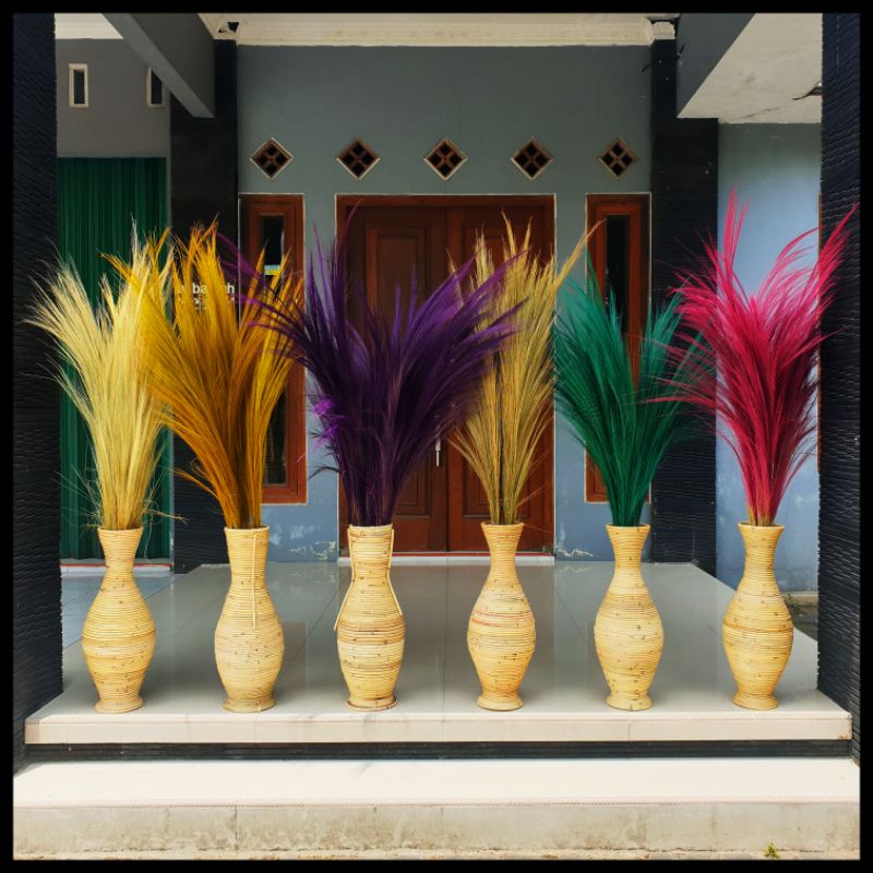 Jual 5 ikat Rumput Rayung Kering / Dried Flower / Rayung Tangkai (Tidak ...