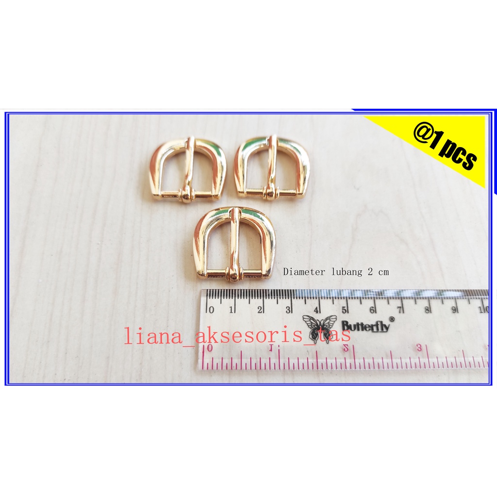 Jual ---AKSESORIS TAS WANITA (isi @1 pcs) KEPALA GESPER / GESPER RING ...