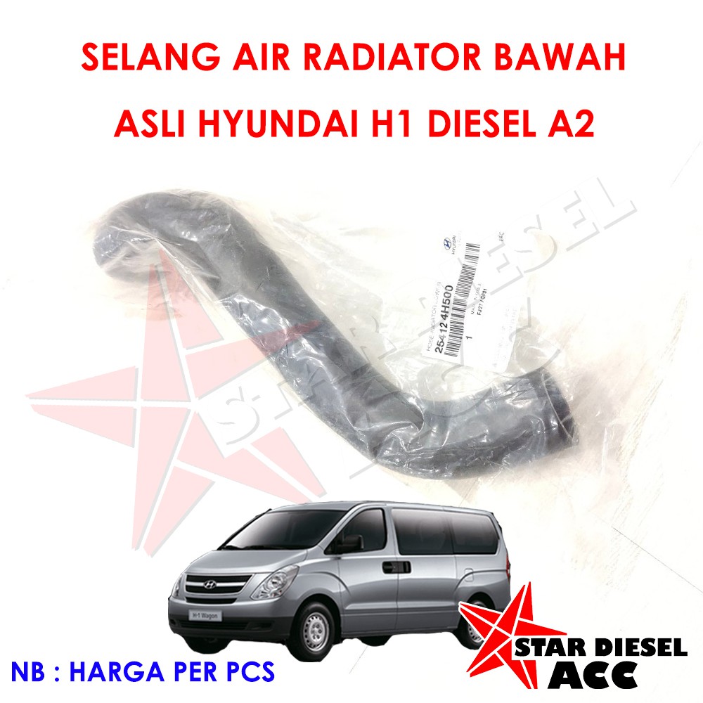 Jual HYUNDAI H1 SELANG AIR RADIATOR BAWAH A2 DIESEL HYUNDAI STAREX HOSE ...