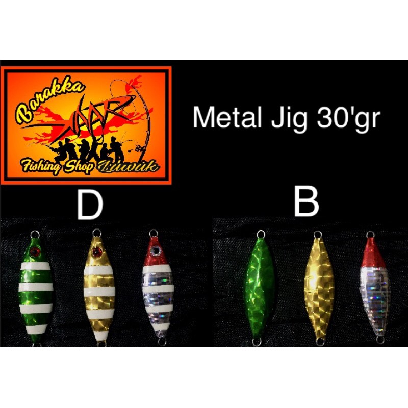 Jual Jig 30 Grm - Gid zebra (Slow jiging) | Shopee Indonesia