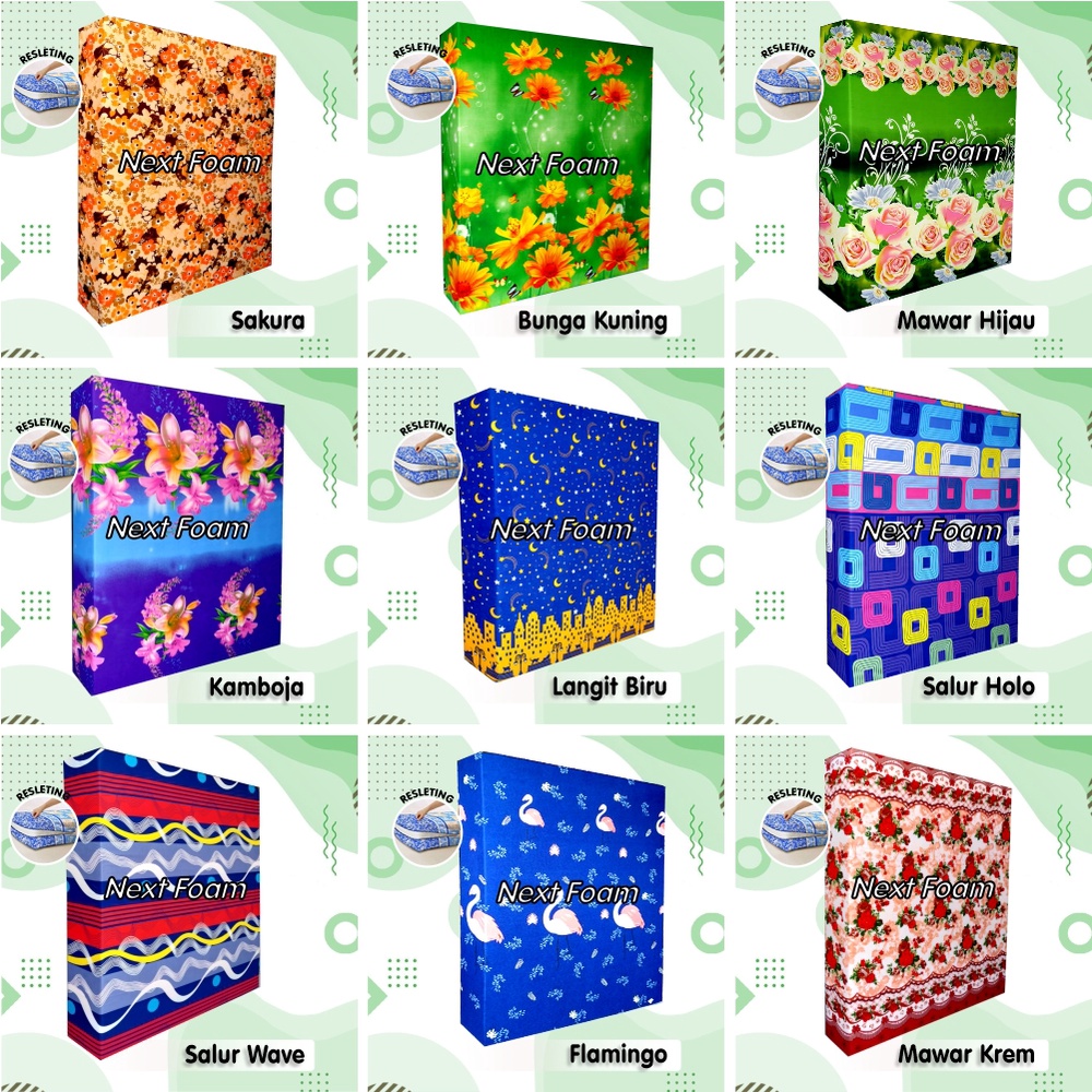 Jual Sarung Kasur Busa Resleting Tebal 5,10, 15, 20, 25, 30 cm / Cover ...
