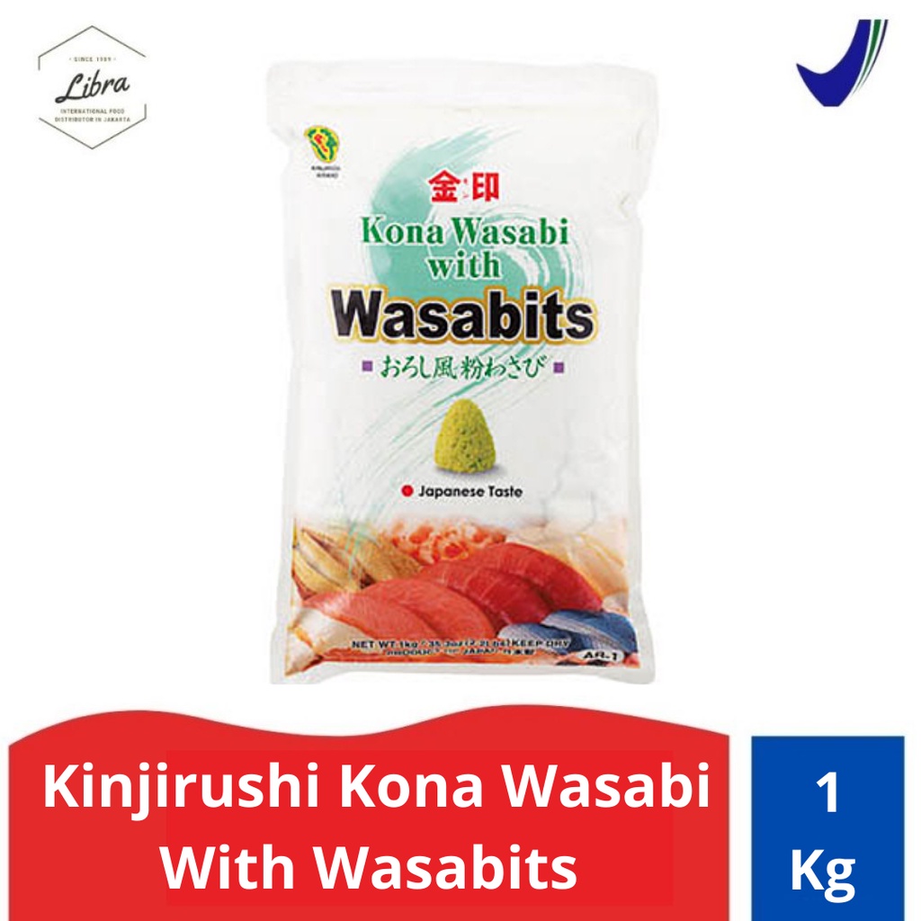 Jual Kinjirushi Kona Wasabi With Wasabits AR1/ bubuk wasabi & Wasabits ...