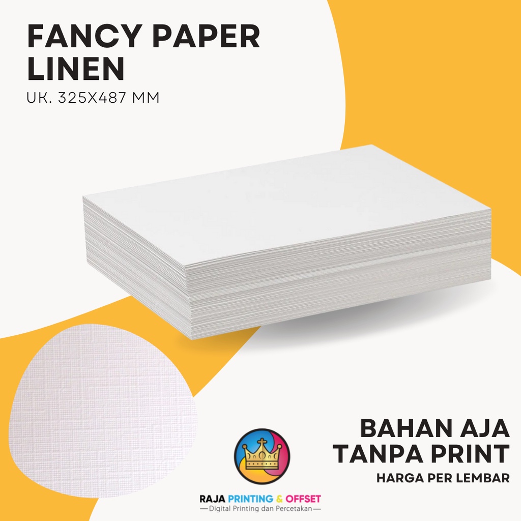 Jual KERTAS BAHAN FANCY PAPER LINEN A3+ 325X487mm TANPA PRINT | Shopee ...