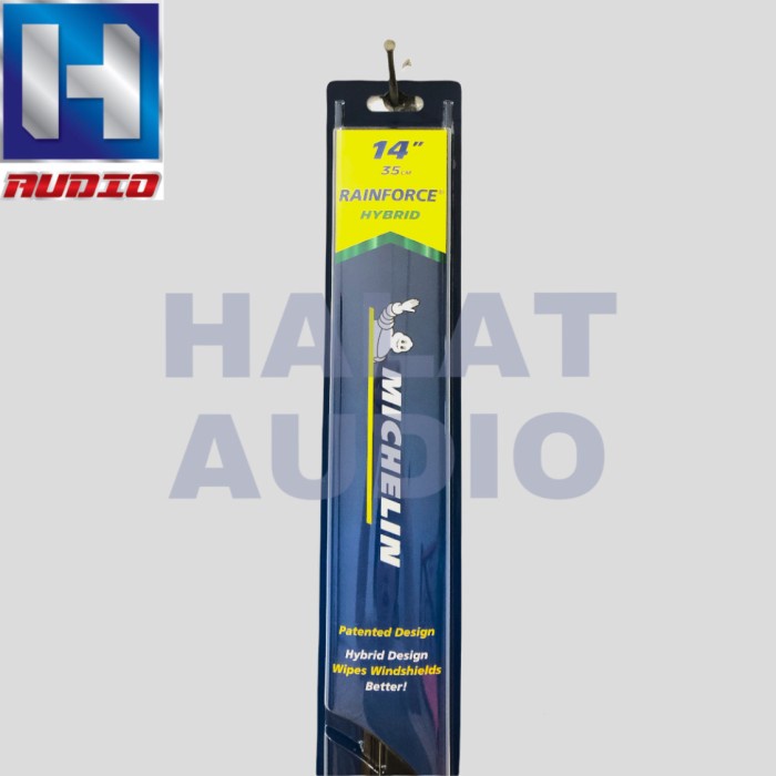 Jual Michelin Hydro Edge Rainforce Hybrid Car Wiper Mobil Blade 14" 14 ...