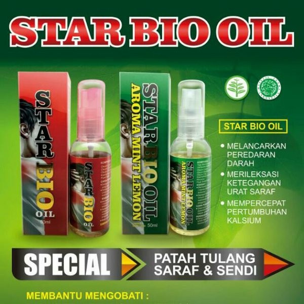 Jual Star Bio Starbio Oil ( SBO ) 50ml ORIGINAL Minyak Oles Patah ...