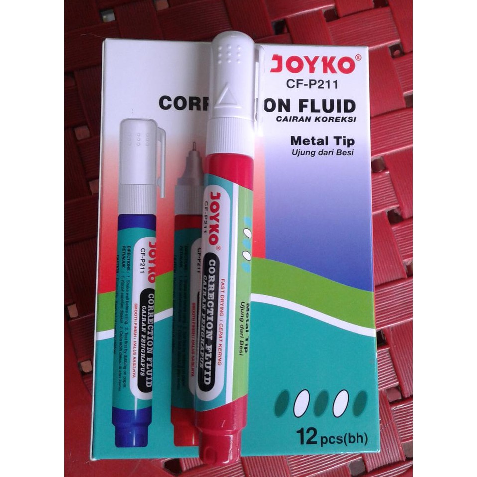 Jual Tipex Cair Joyko Correction Fluid Tipx CF-P211 | Shopee Indonesia