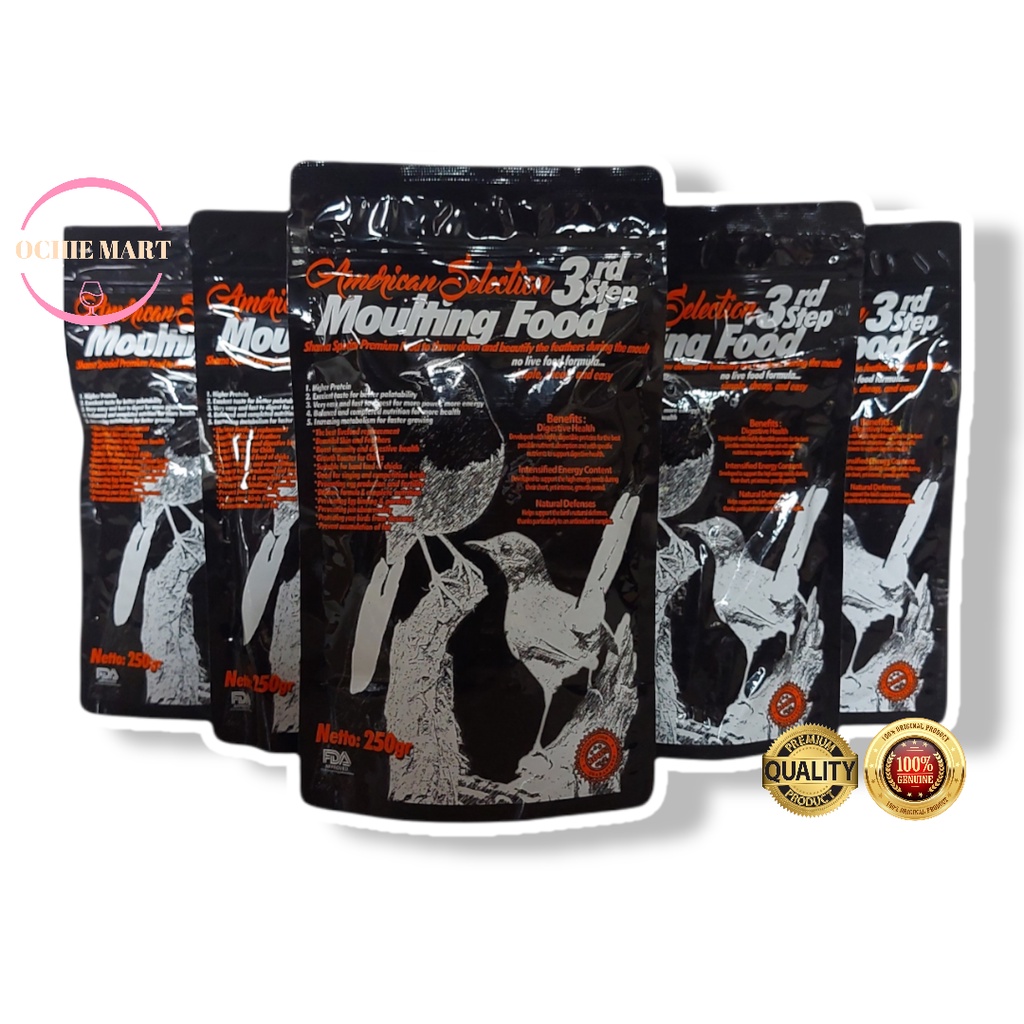 Jual AMS American Selection Moulting Food 3rd Mabung 250 gram | Shopee ...