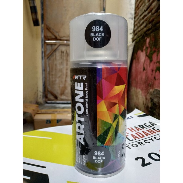 Jual Cat semprot artone warna hitam doff black doff | Shopee Indonesia