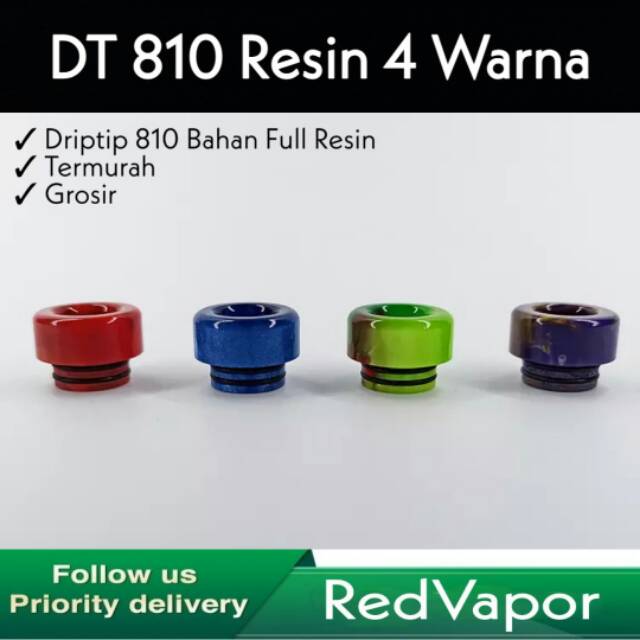 Jual Driptip 810 Resin 4 Warna Termurah Harga Grosir | D8015 | Shopee ... Jual Driptip 810 Resin 4 Warna Termurah Harga Grosir | D8015 | Shopee ...