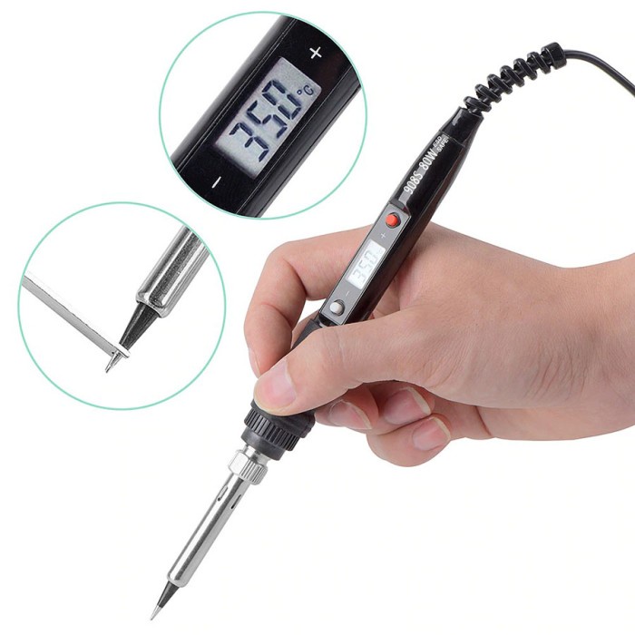 Jual Alat Solder Soldering Adjustable LED Alat Patri Timah Bisa Diatur ...